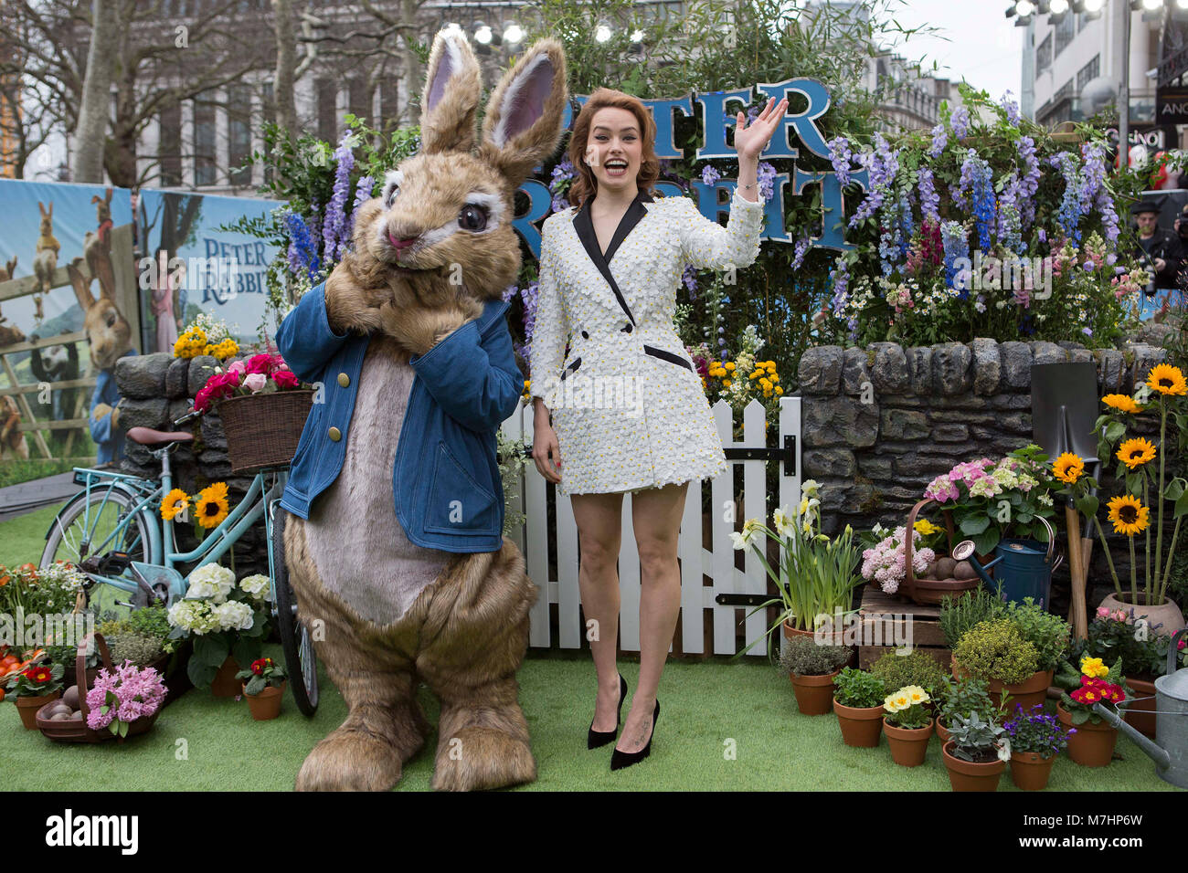 Daisy Ridley attending the Peter Rabbit UK Gala Premiere held at Vue ...