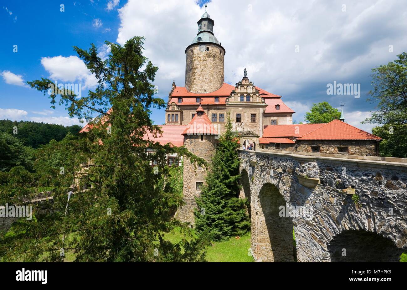 Medieval defensive Czocha castle in Lesna, Poland Stock Photo - Alamy