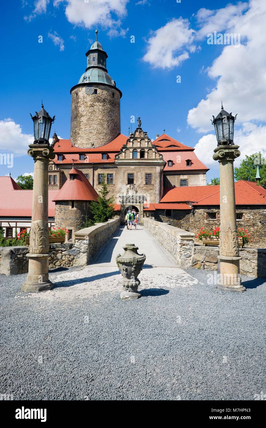 Medieval defensive Czocha castle in Lesna, Poland Stock Photo - Alamy