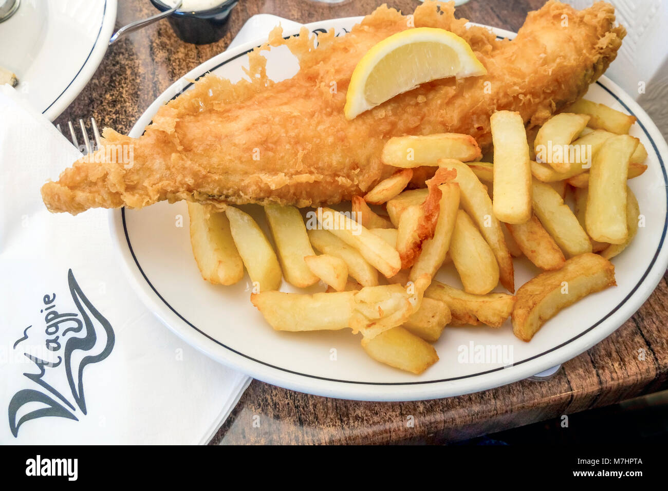 Whitby fish chips magpie hi-res stock photography and images - Alamy