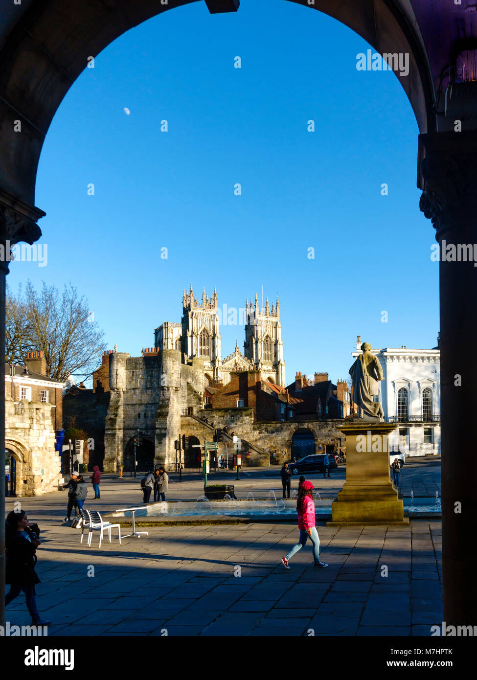 City york england bootham bar hi-res stock photography and images - Alamy