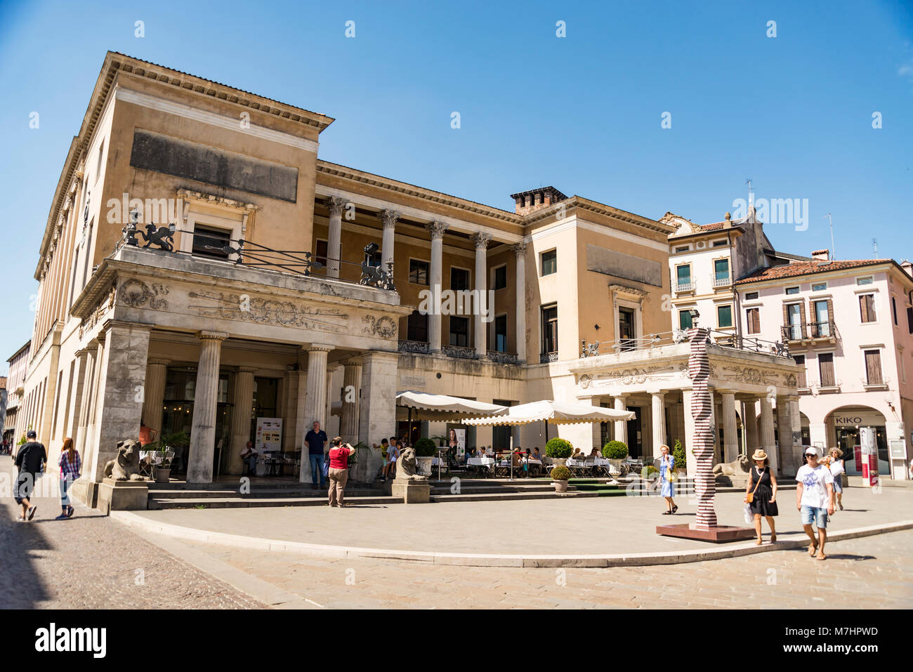 Padua university. Popular touristic european destination. Padua city ...