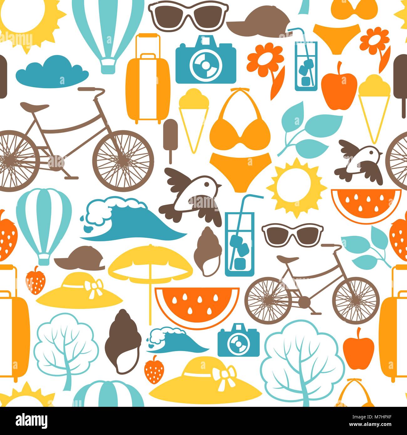 Apple tree bicycle Stock Vector Images - Alamy