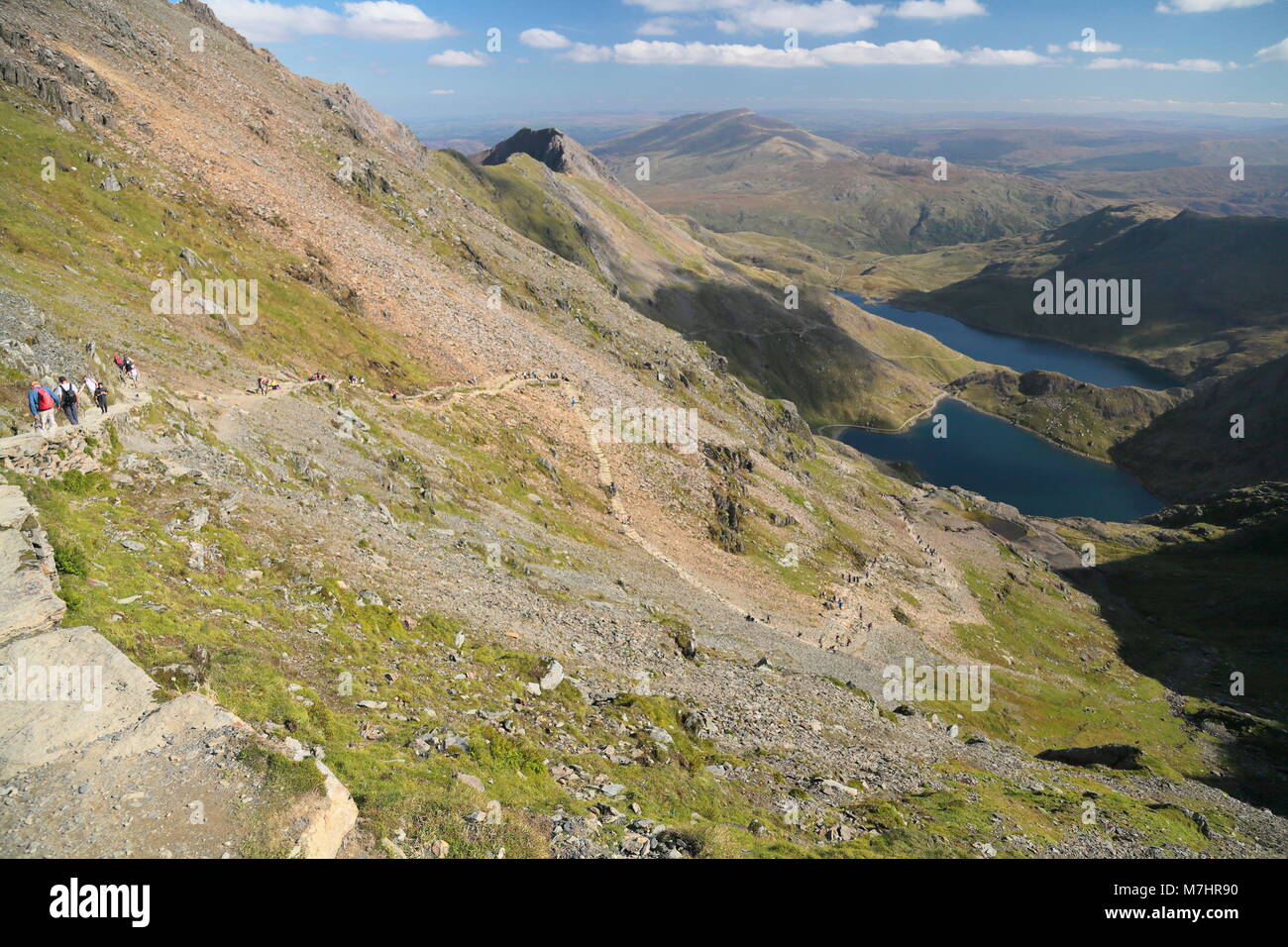 Pyg track, mount snowdon Stock Photo - Alamy