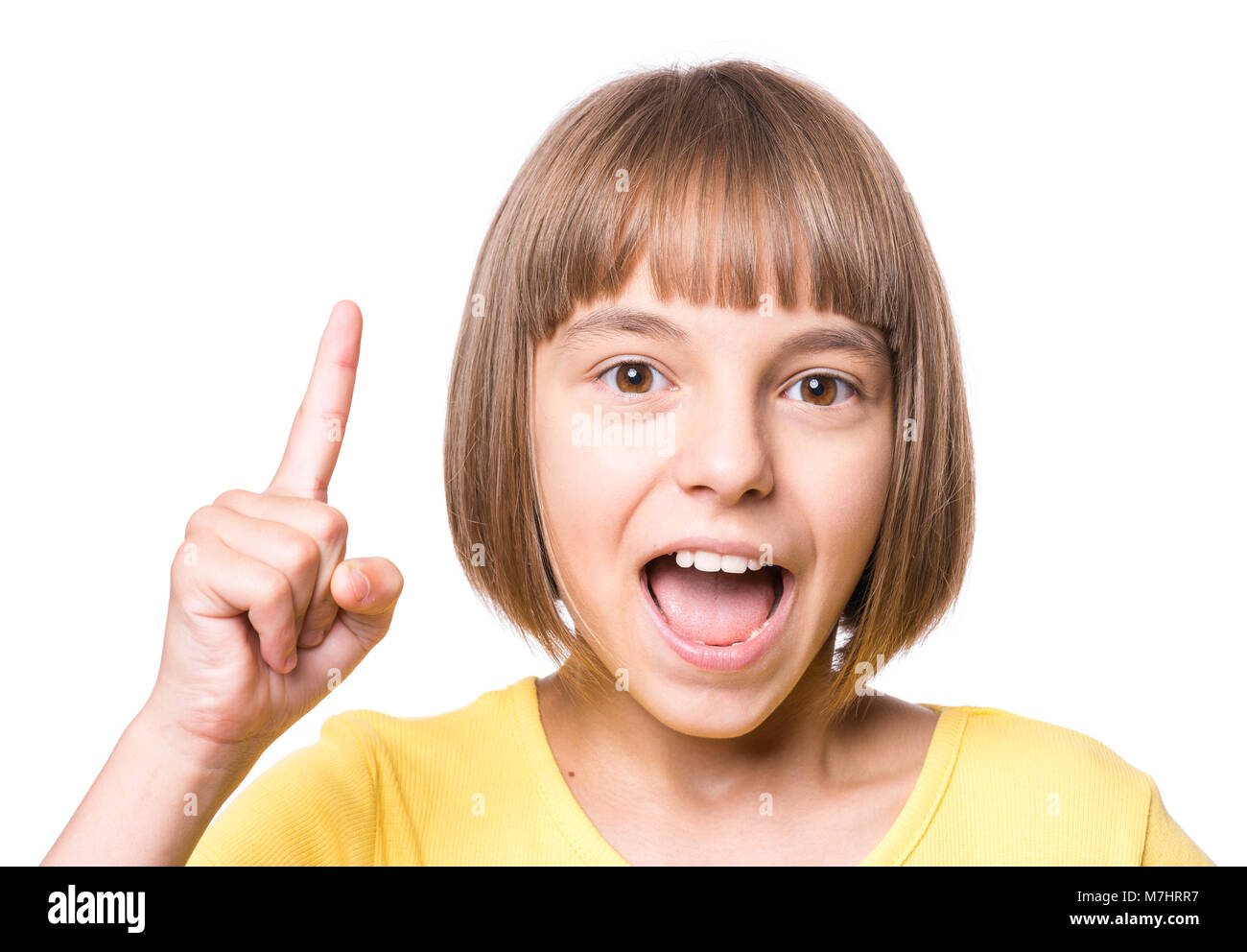 Portrait of little girl Stock Photo - Alamy