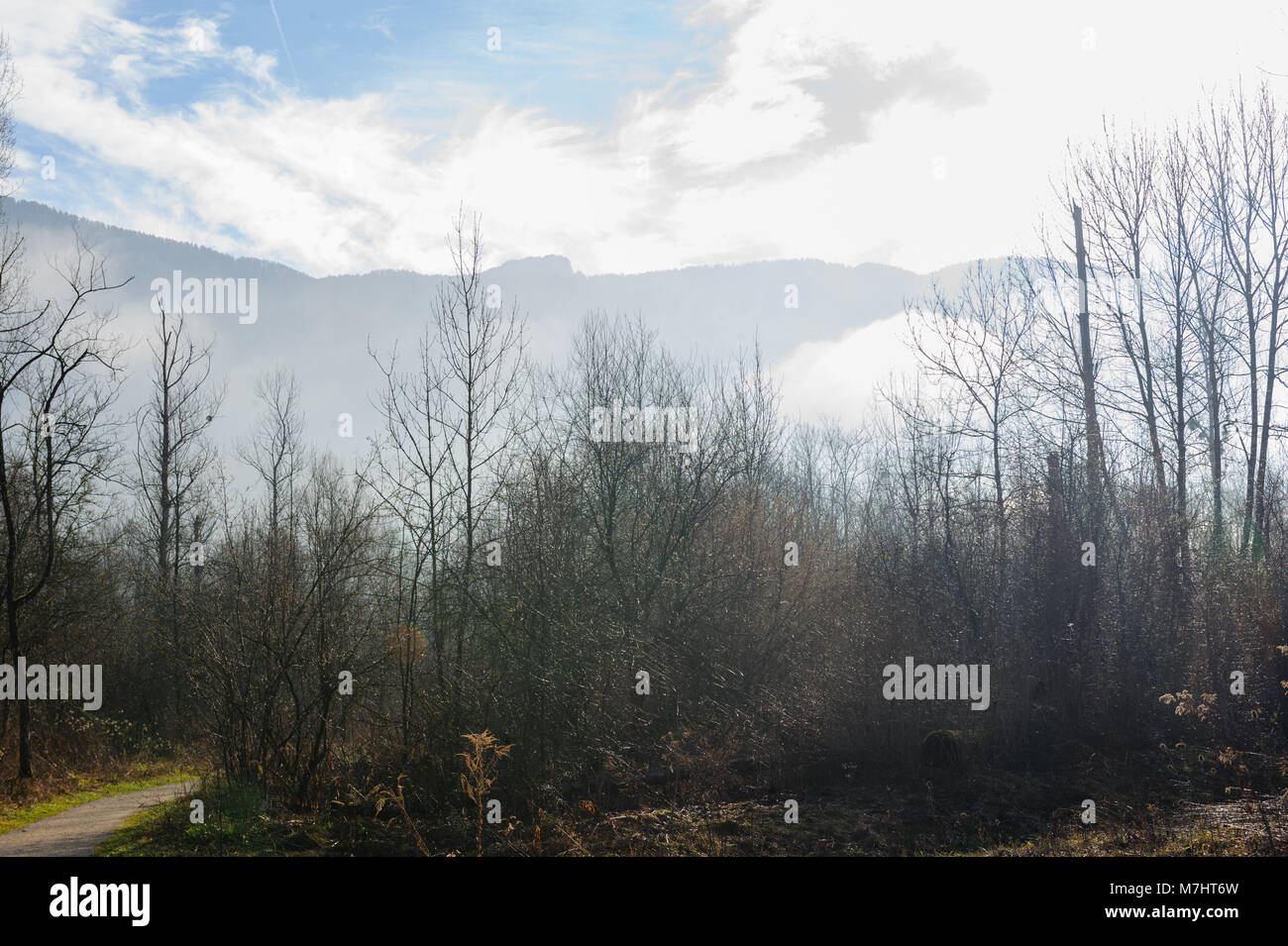 Landscape shot of the Savoy Area, Near Entre-deux-Guiers, in Souther ...