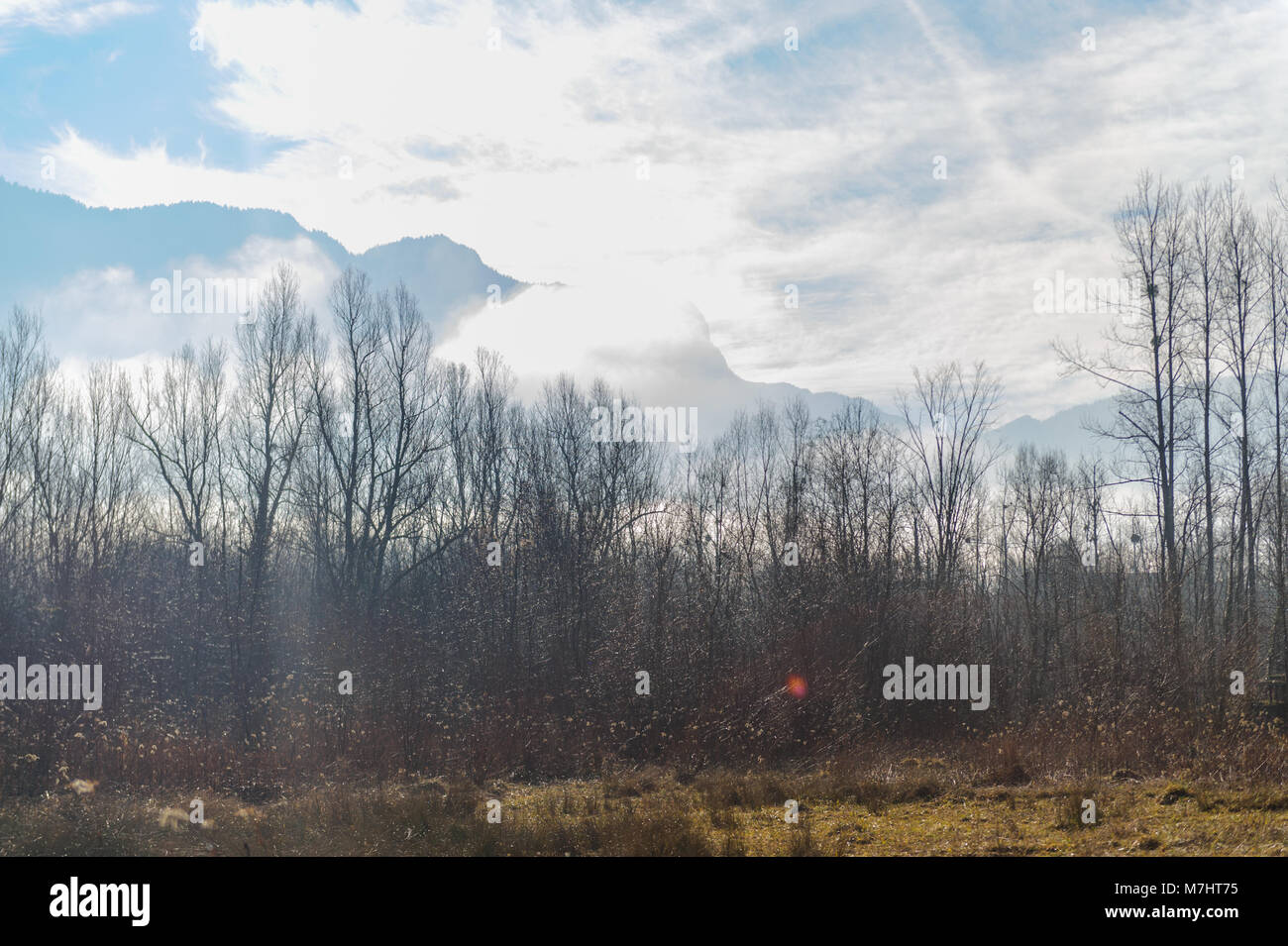 Landscape shot of the Savoy Area, Near Entre-deux-Guiers, in Souther ...