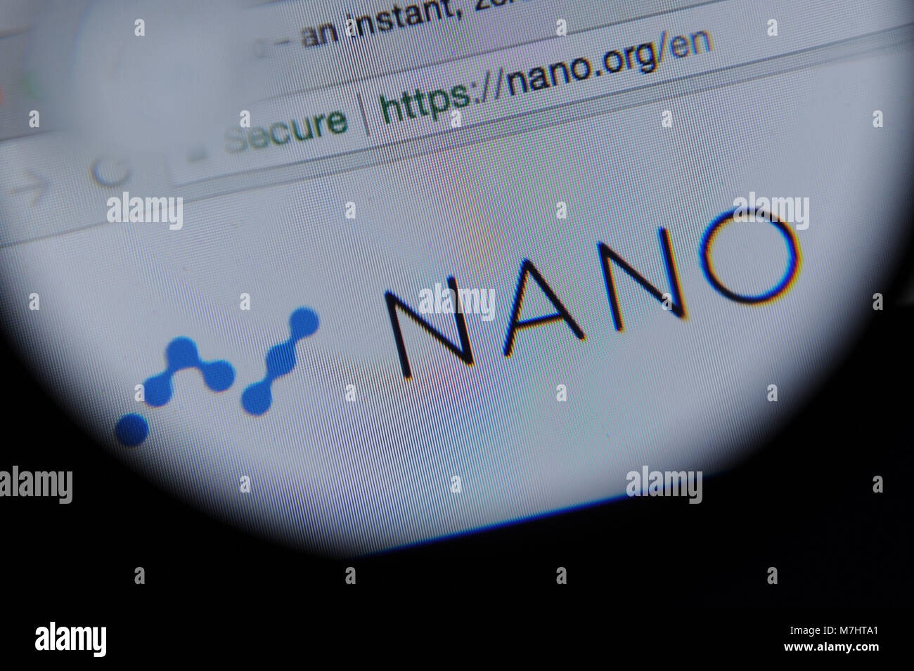 Nano logo hi-res stock photography and images - Alamy