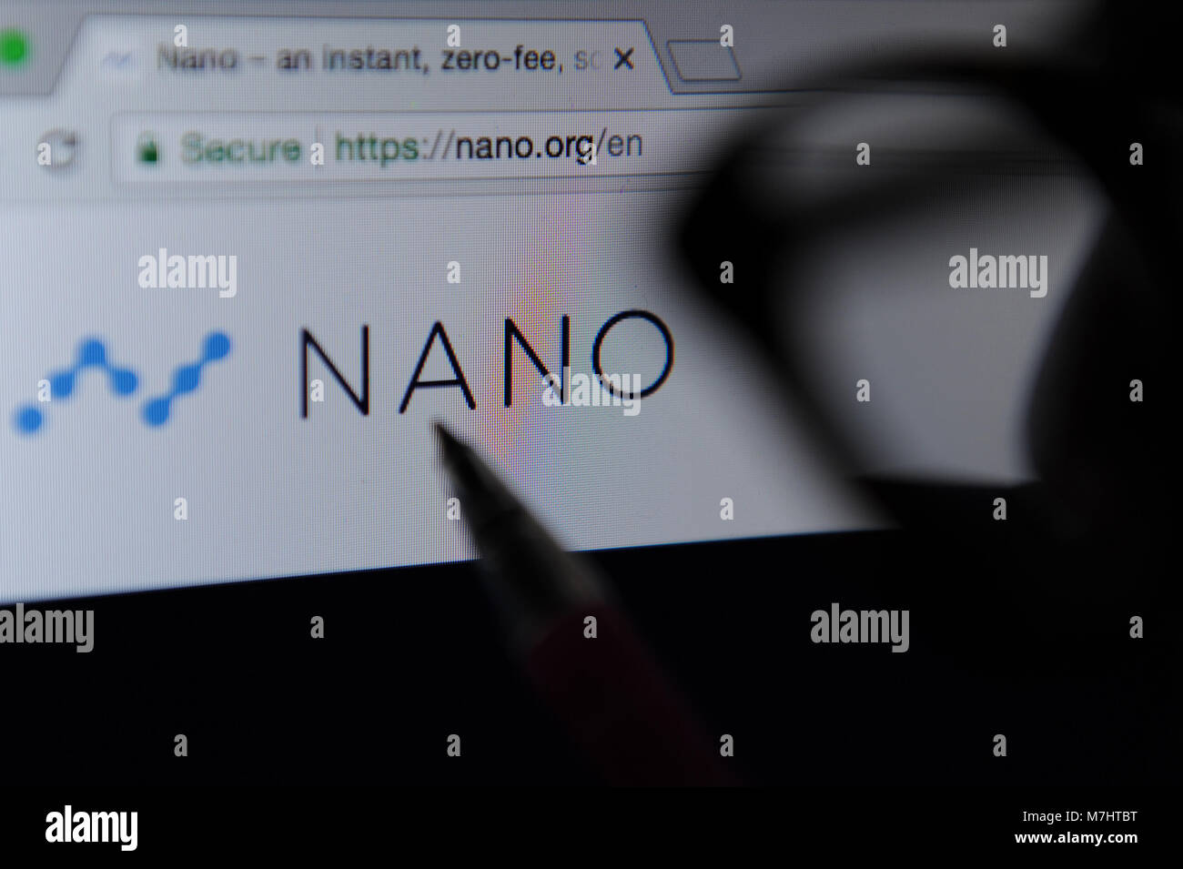 Nano logo hi-res stock photography and images - Alamy