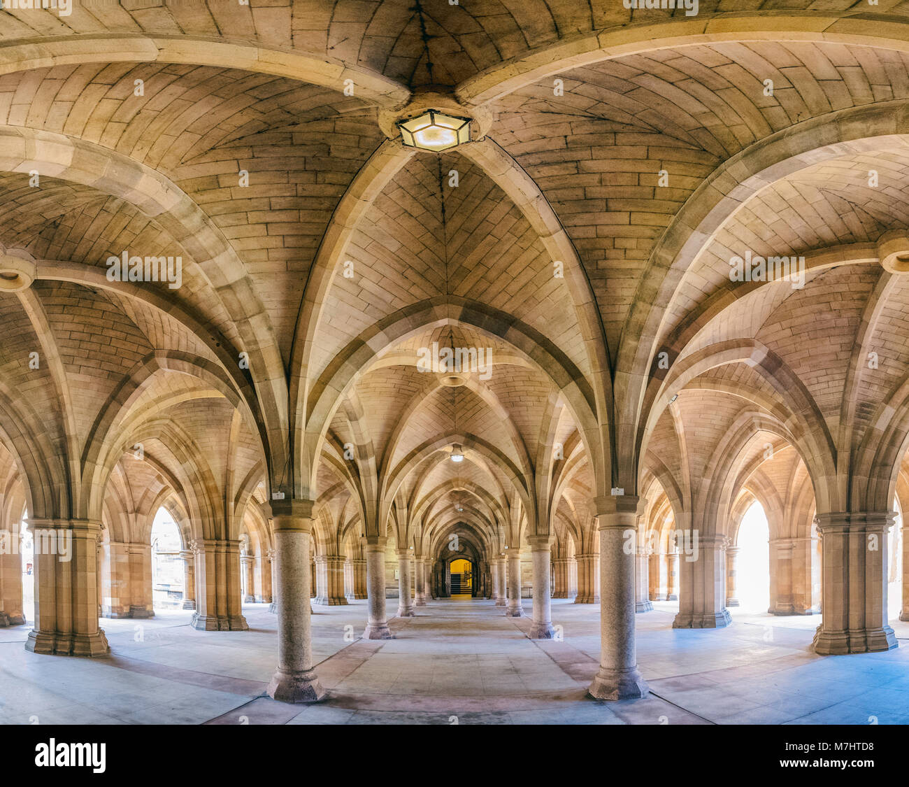 Glasgow university cloisters hi-res stock photography and images - Alamy