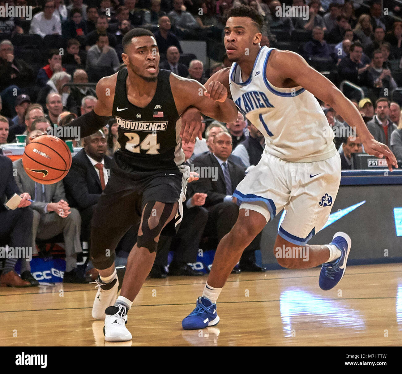 New York, New York, USA. 9th Mar, 2018. Providence Friars guard Kyron ...