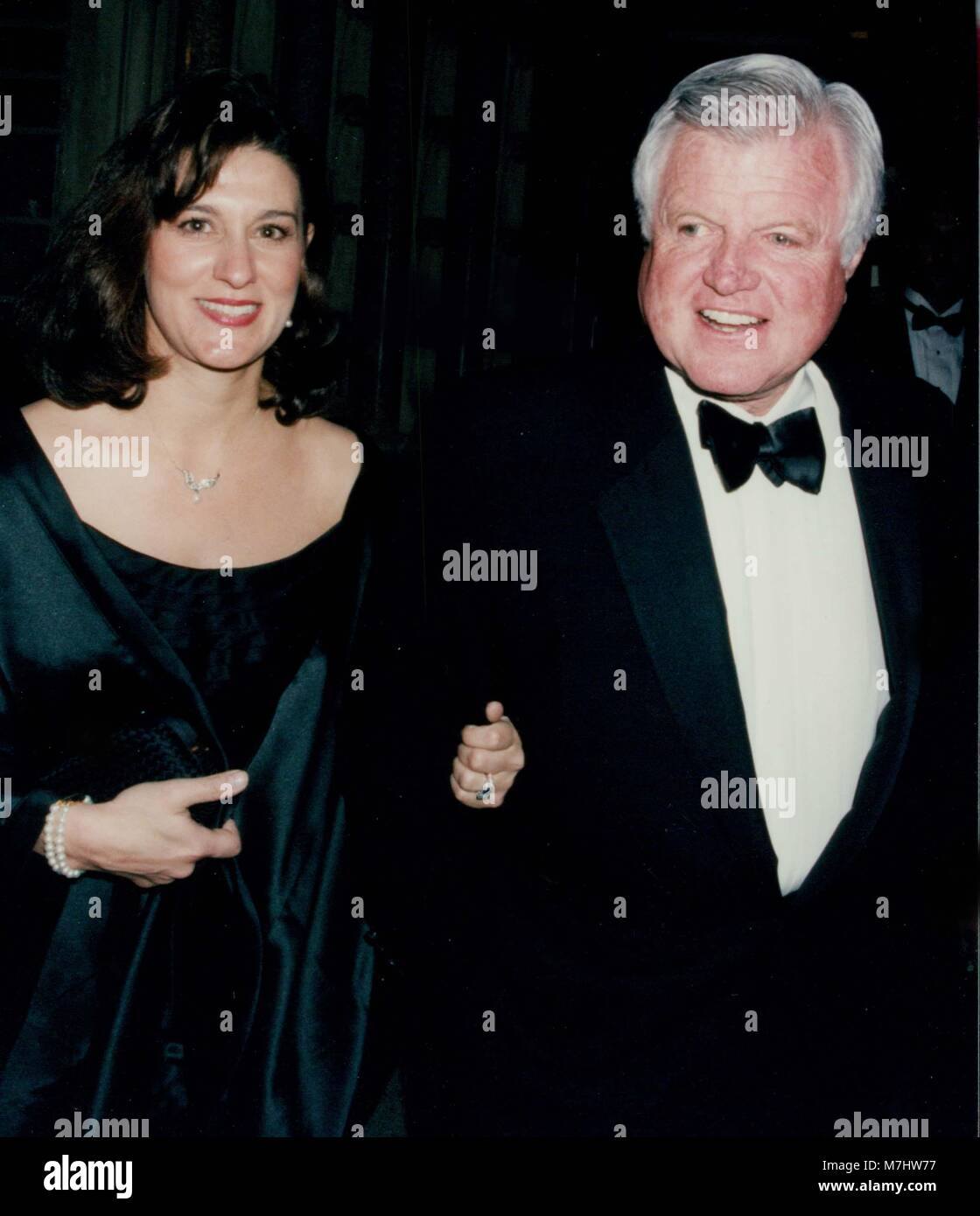 Ted Kennedy and wife 1993 Photo By John Barrett-PHOTOlink. Photo via ...