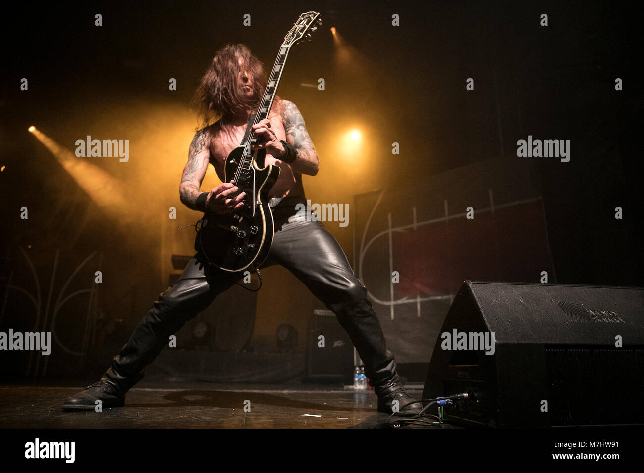 San Francisco, USA. 09th Mar, 2018. Arve 'Ice Dale' Isdal of Enslaved ...