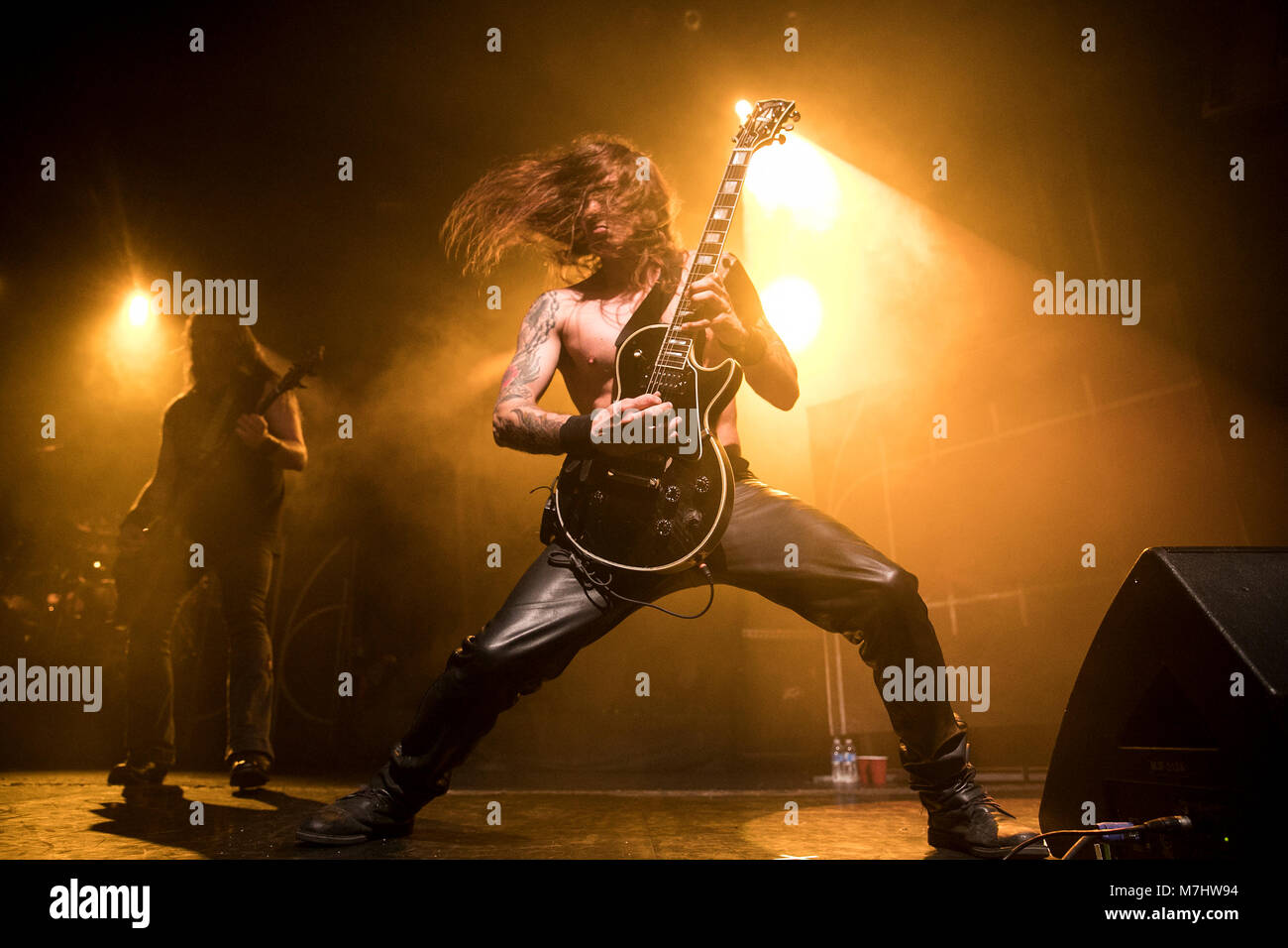 San Francisco, USA. 09th Mar, 2018. Arve 'Ice Dale' Isdal of Enslaved ...