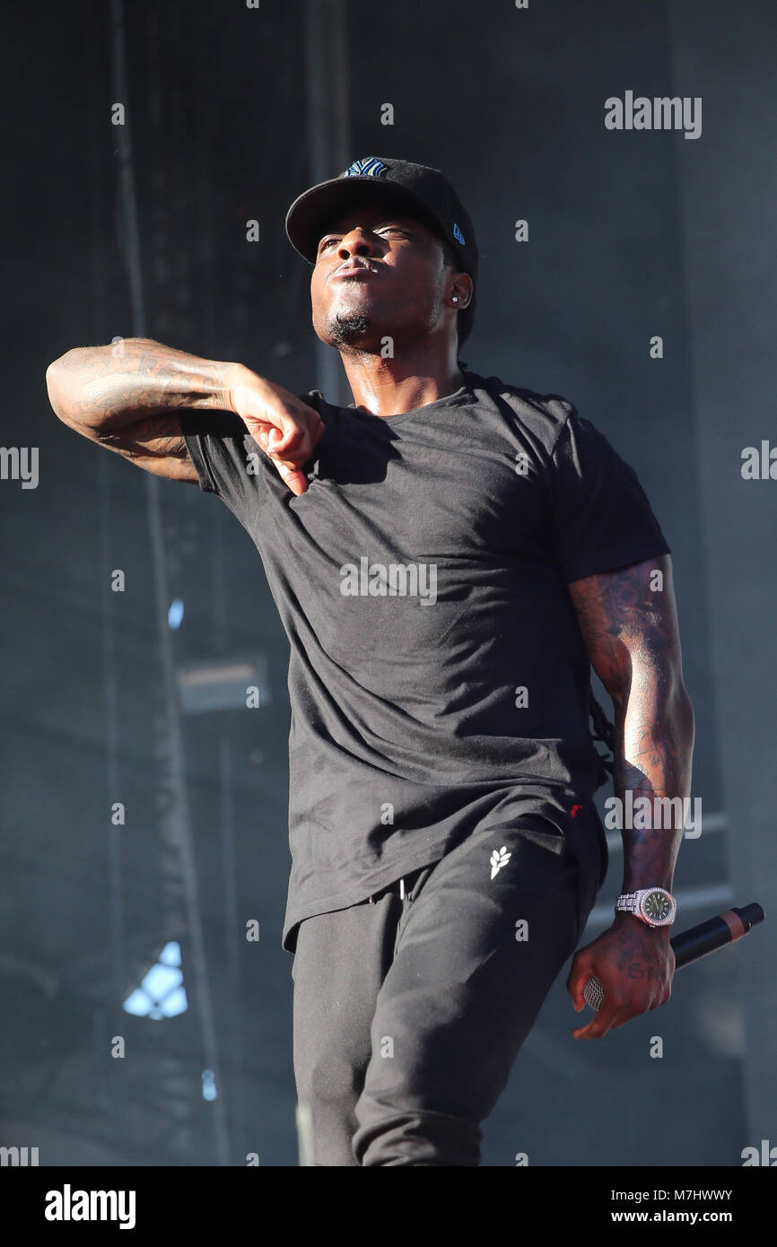 Parramatta, NSW, Australia. 10th Mar, 2018. US Rapper Ace Hood ...