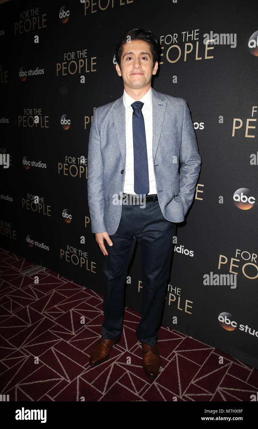 West Hollywood, Ca. 10th Mar, 2018. Wesam Keesh, at the premiere of ABC ...