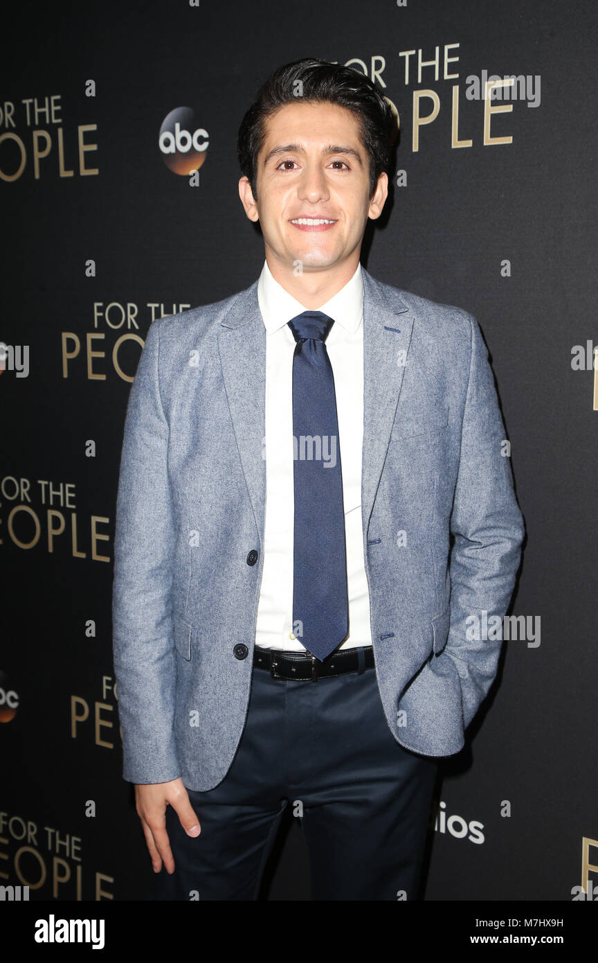 West Hollywood, Ca. 10th Mar, 2018. Wesam Keesh, at the premiere of ABC ...