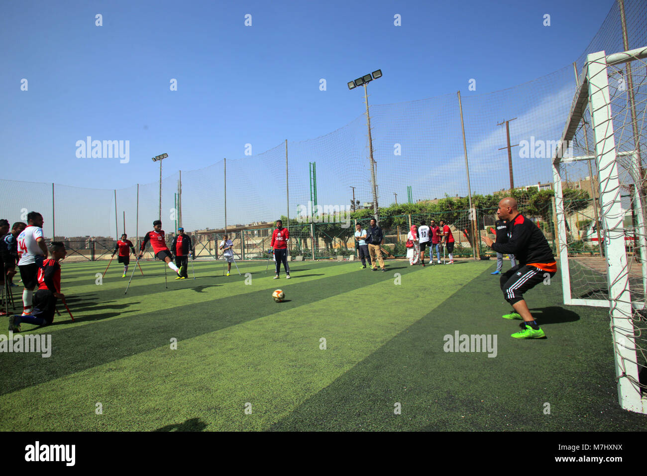 Soccer one legged team hi-res stock photography and images - Alamy