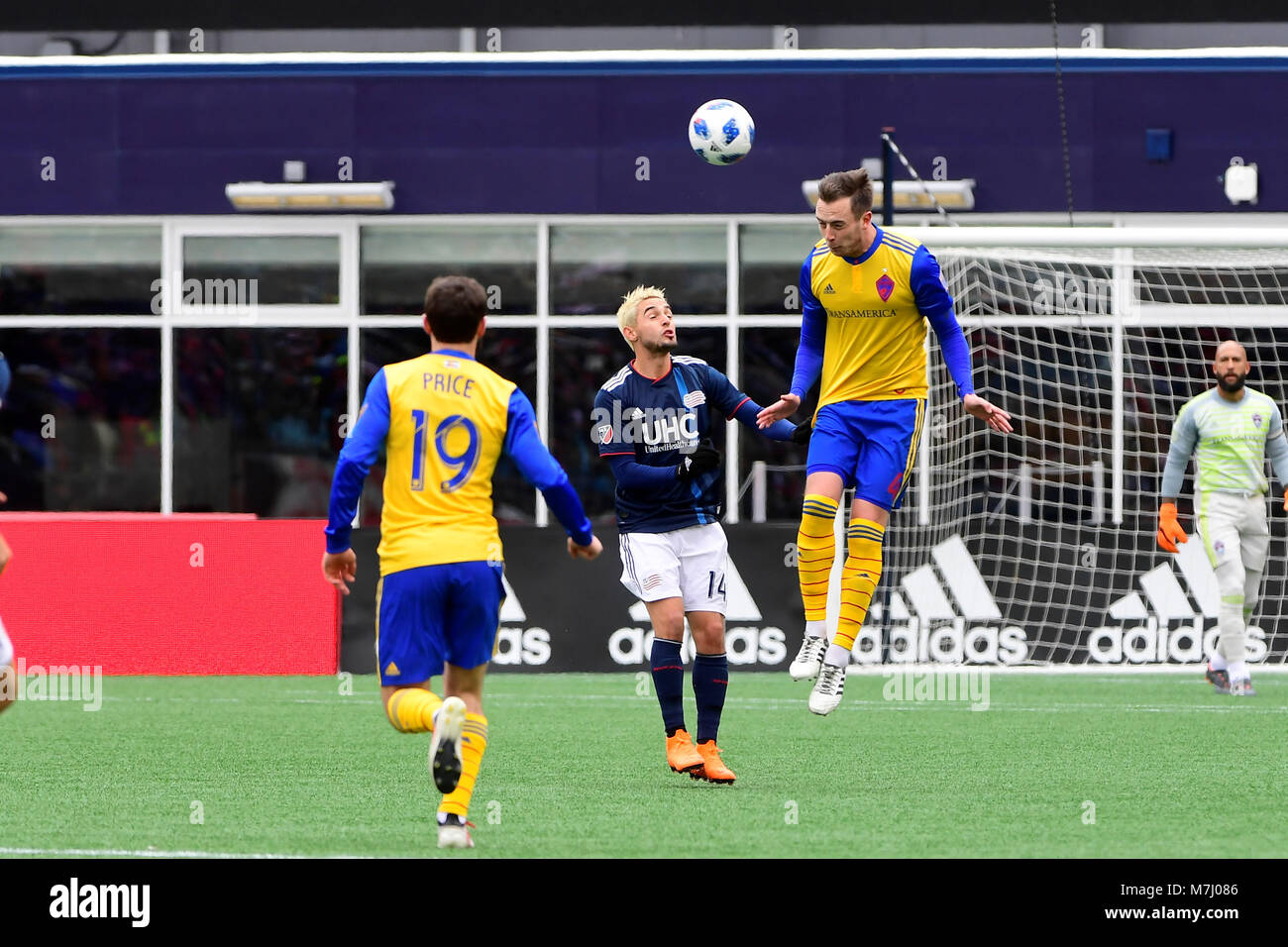 Foxborough Massachusetts, USA. 10th Mar, 2018. Colorado Rapids defender ...