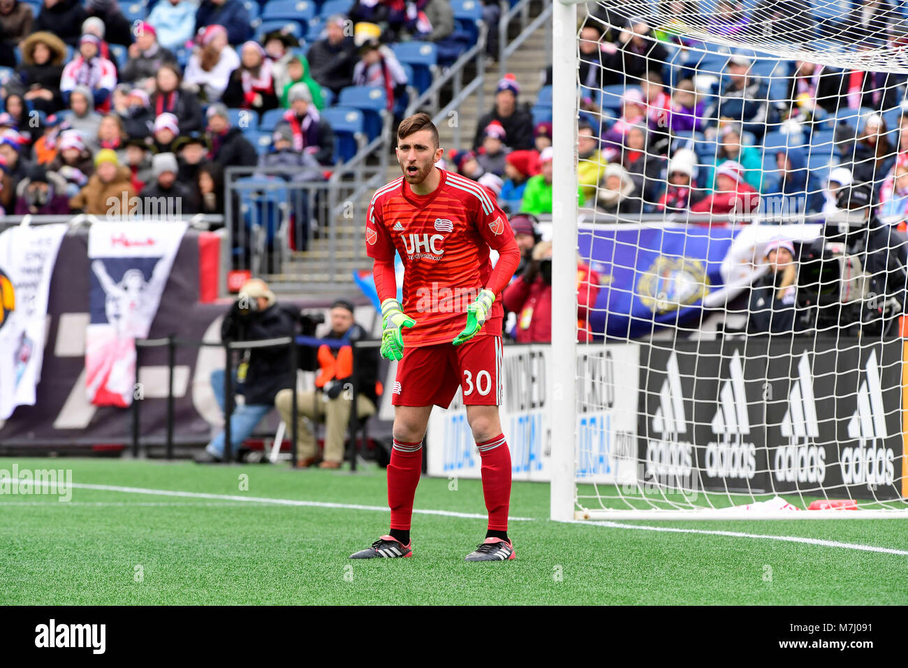Foxborough Massachusetts, USA. 10th Mar, 2018. New England Revolution ...