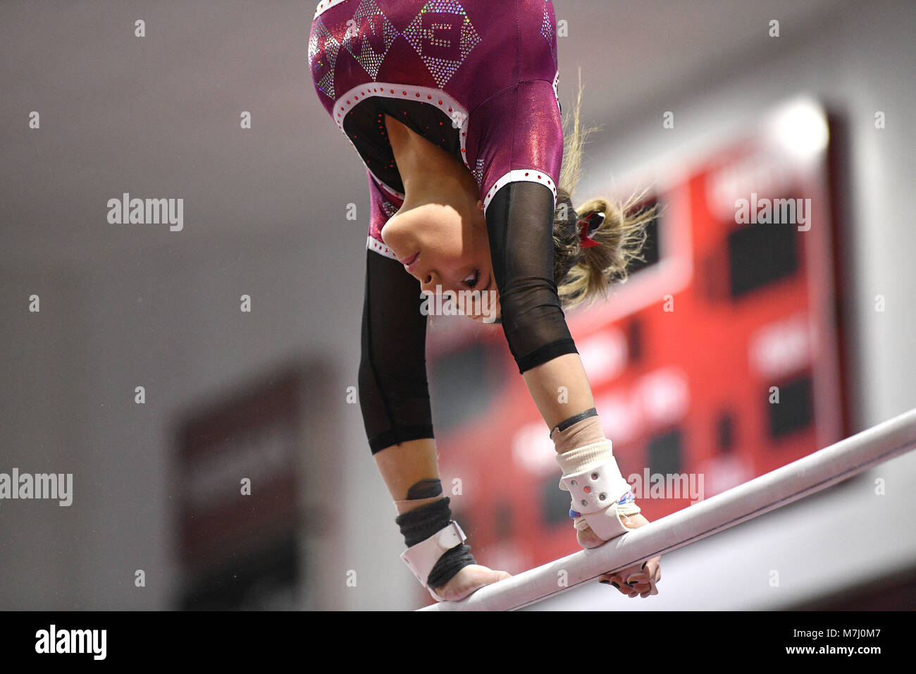Philadelphia, Pennsylvania, USA. 9th Mar, 2017. Temple Owls gymnast ...