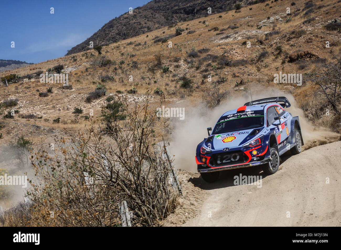 Leon, Guanajuao, Mexico. 9th Mar, 2018. WRC rally of Mexico, stages SS2 ...
