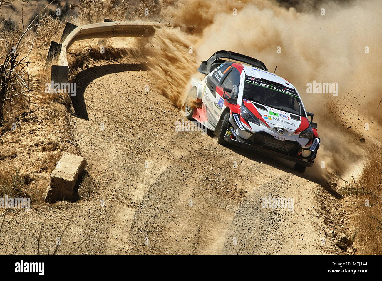 Leon, Guanajuao, Mexico. 9th Mar, 2018. WRC rally of Mexico, stages SS2 ...