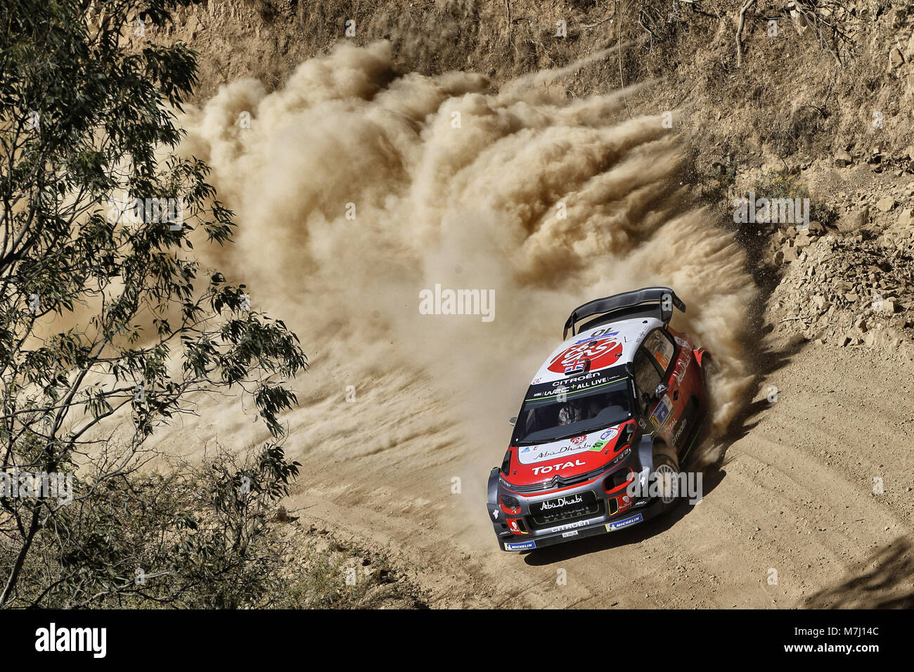 Leon, Guanajuao, Mexico. 9th Mar, 2018. WRC rally of Mexico, stages SS2 ...