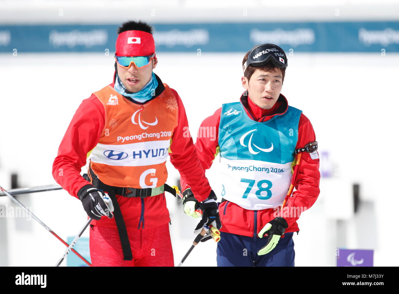 Pyeongchang, South Korea. 10th Mar, 2018. (L-R) Yuhei Fujita, Kazuto ...