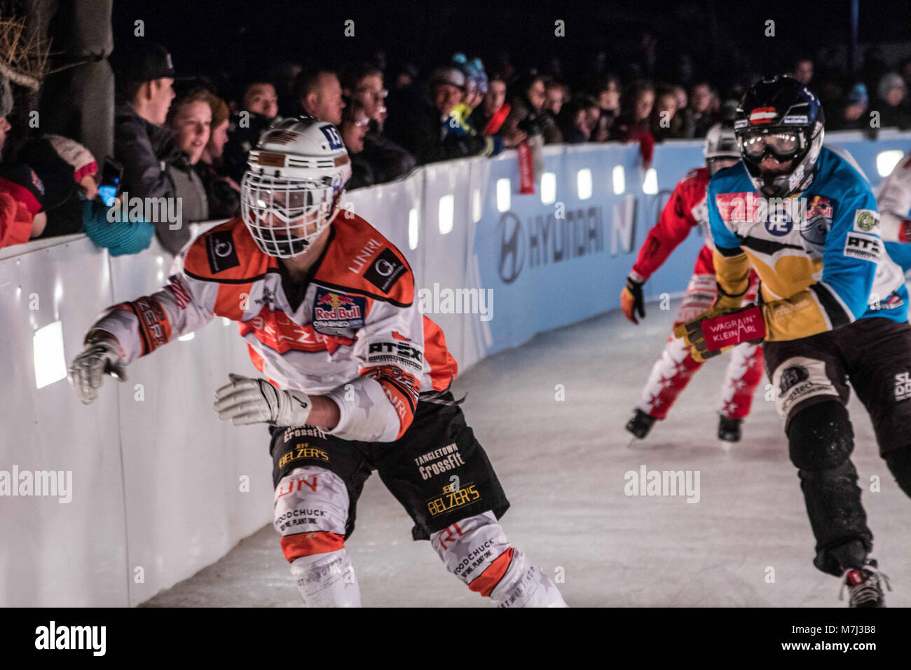 Edmonton, Alberta, Canada. 10th Mar, 2018. Tommy Mertz, Marco Dallago ...