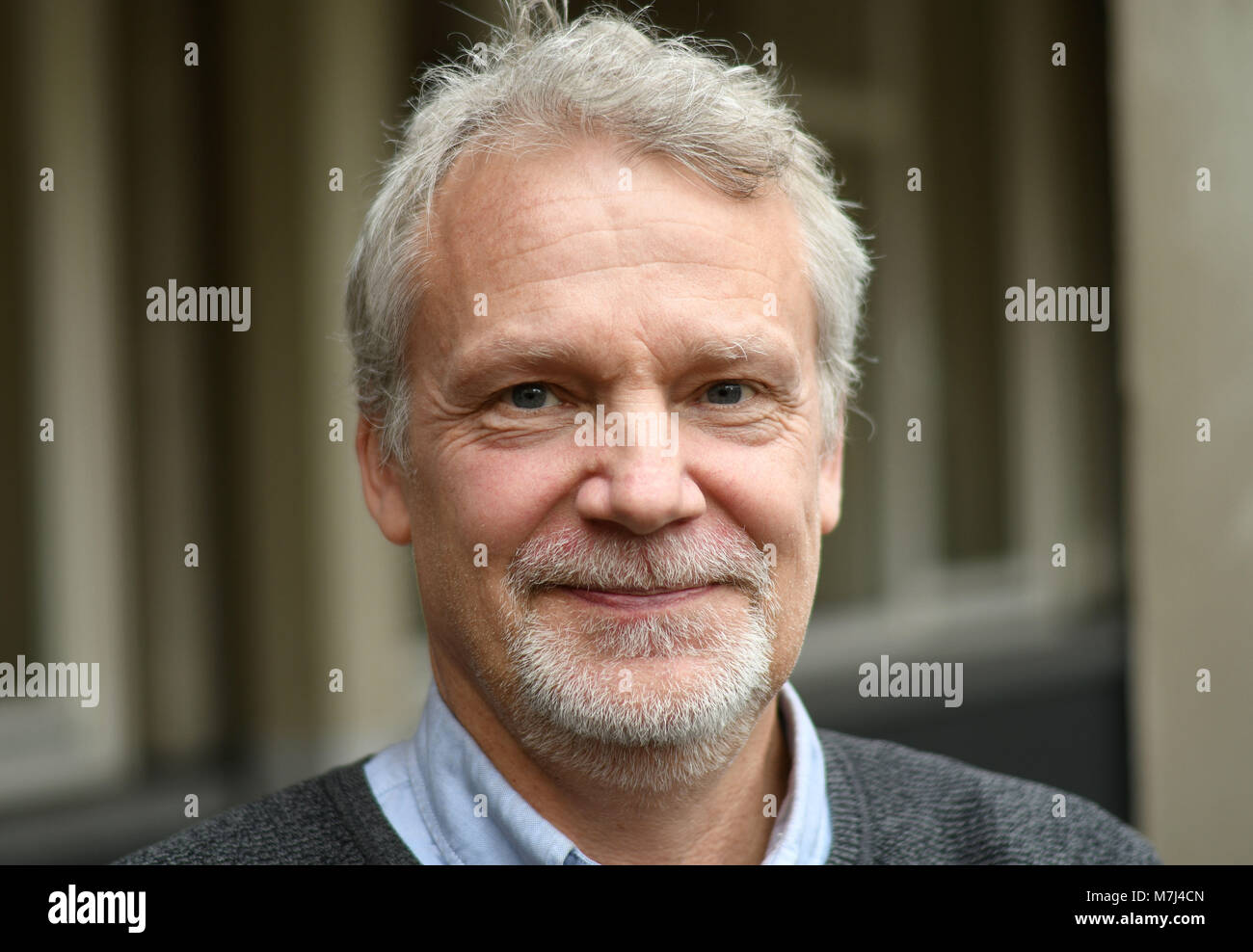 09 March 2018, Germany, Cologne: Author Martin Widmark pictured ahead ...