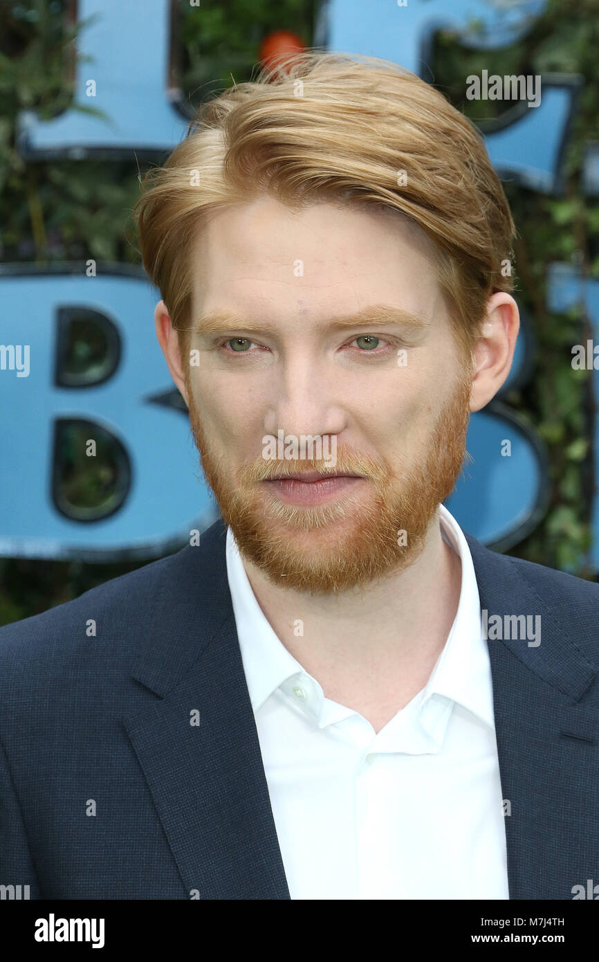 London, UK. 11th March, 2018. Domhnall Gleeson, Peter Rabbit - UK Gala ...