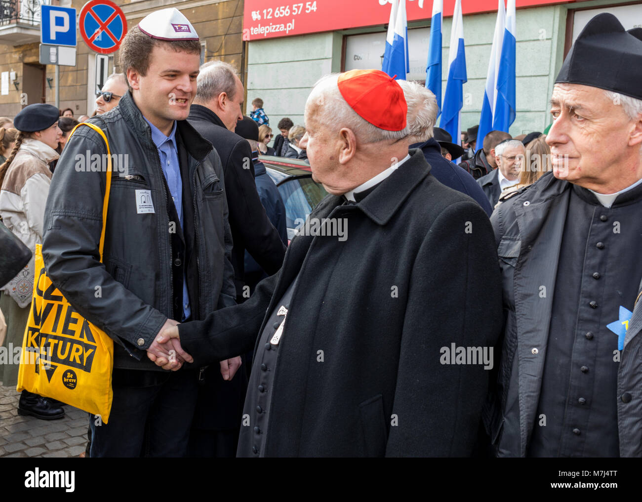 Krakow, Poland. 11th March, 2018. The 75th Anniversary of the Krakow ...