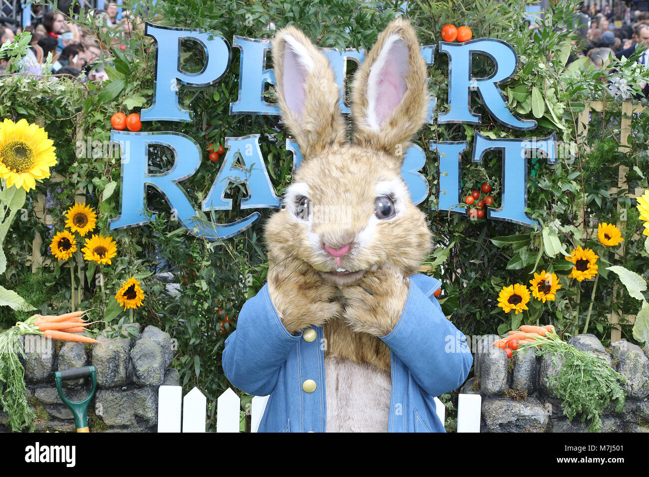London, UK. 11th March, 2018. Peter Rabbit - UK Gala Premiere ...