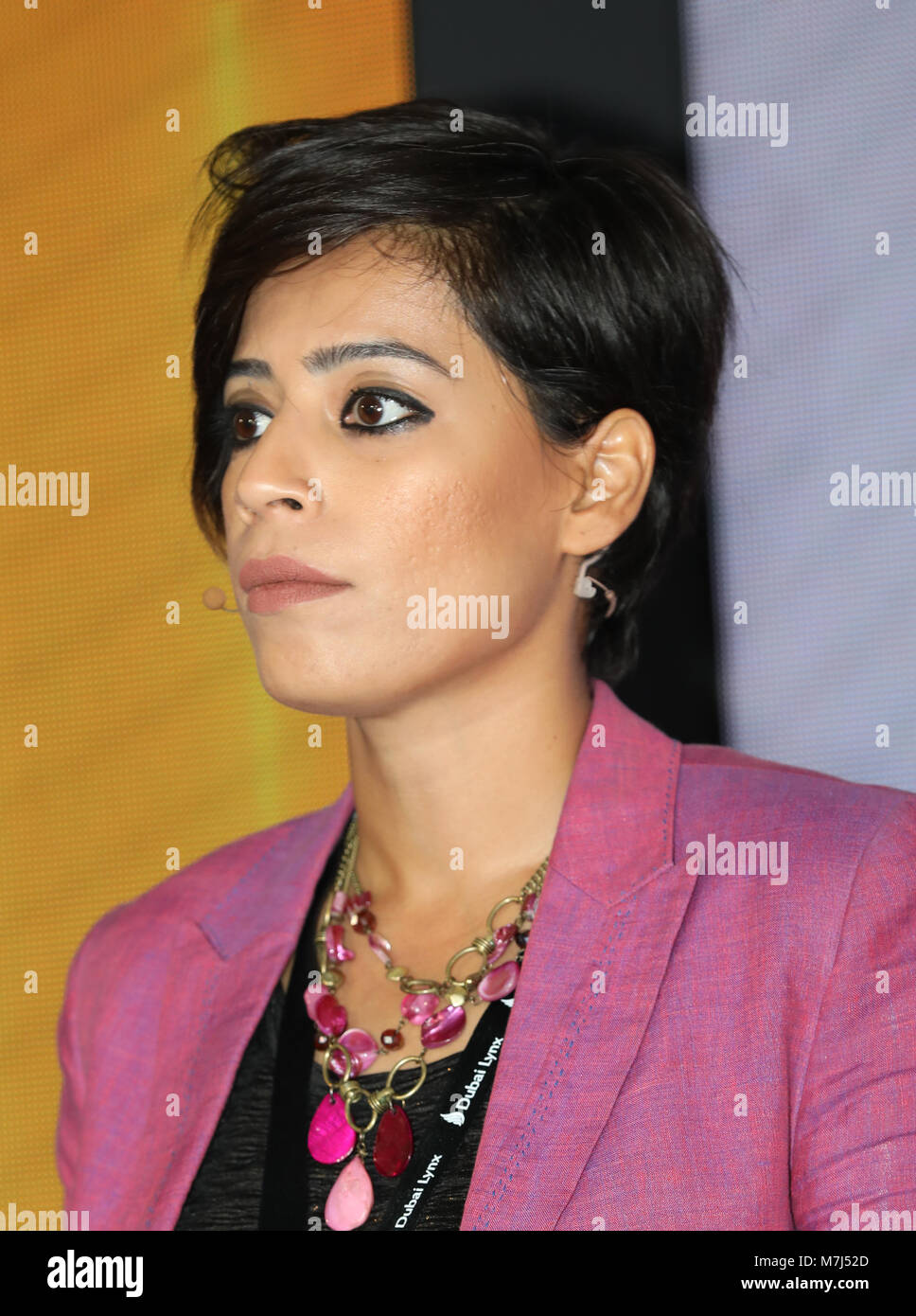 Dubai, United Arab Emirates, 11. March 2018, Asma Shabab, Marketing ...