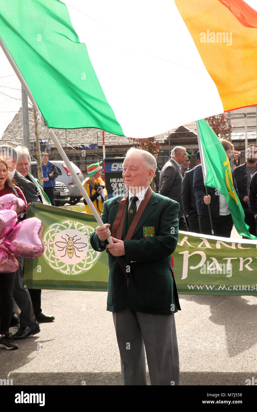 Manchester, UK 11 March 2018. Manchester Irish Festival March 2018. The ...