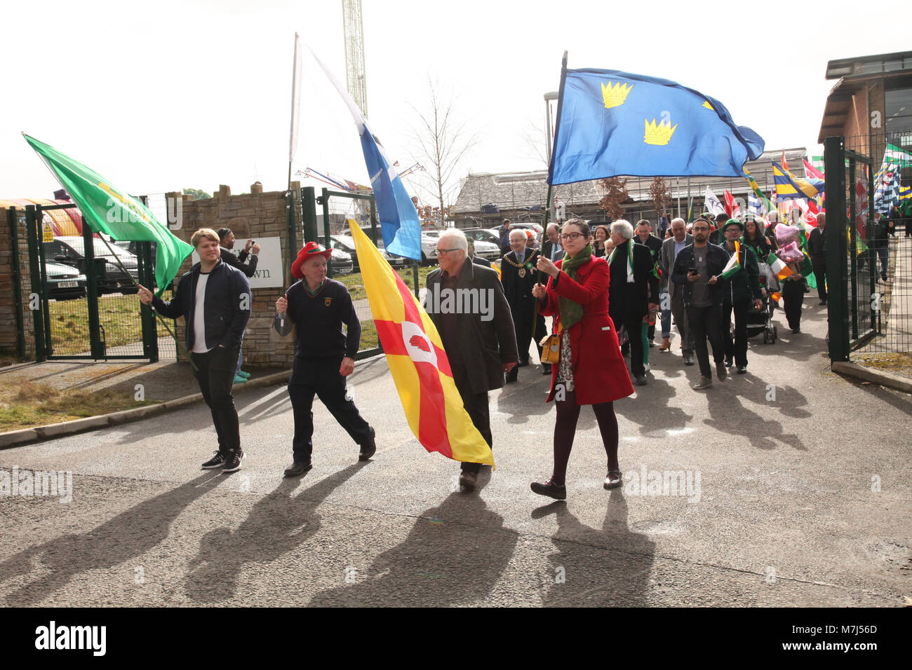 Manchester, UK 11 March 2018. Manchester Irish Festival March 2018. The ...