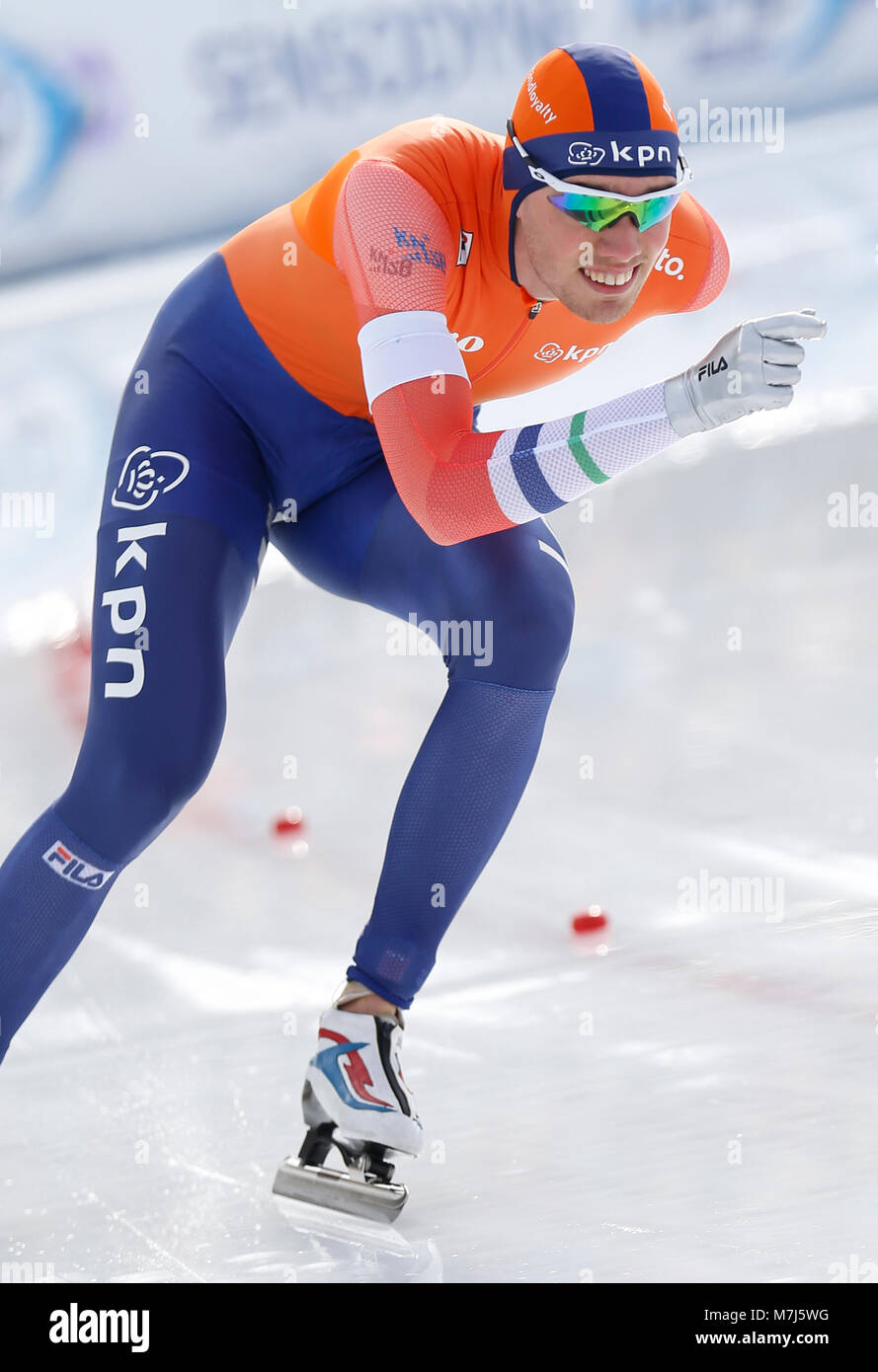 Amsterdam, Netherlands. 11th Mar, 2018. Patrick Roest of the ...