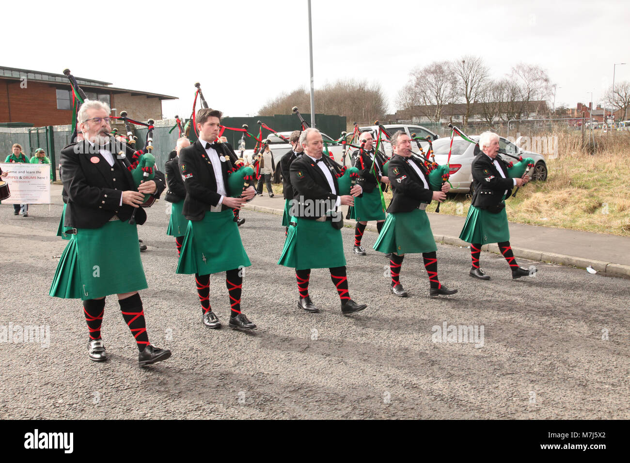 Manchester, UK 11 March 2018. Manchester Irish Festival March 2018. The ...