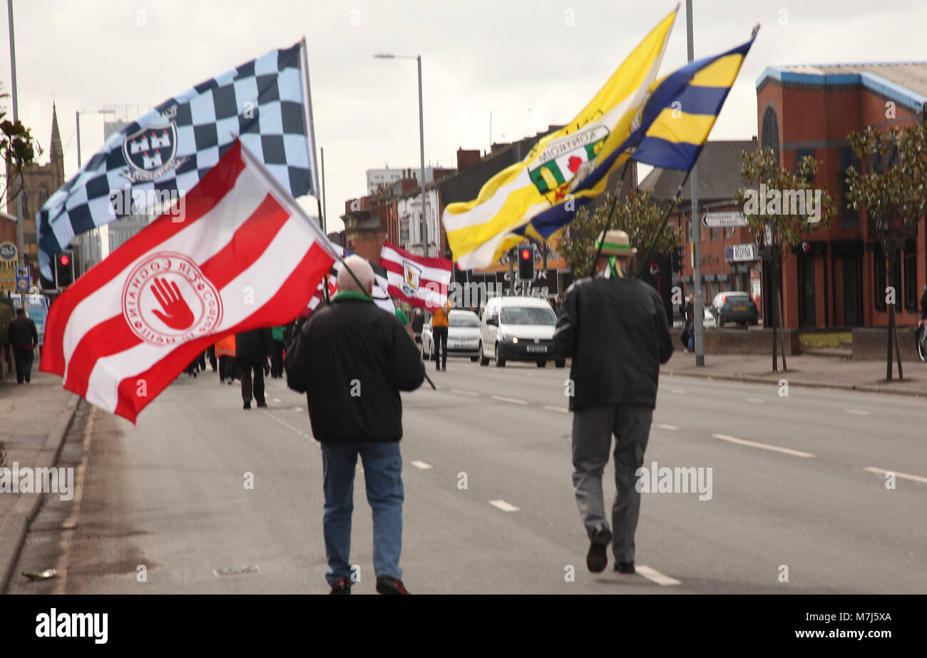 Manchester, UK 11 March 2018. Manchester Irish Festival March 2018. The ...