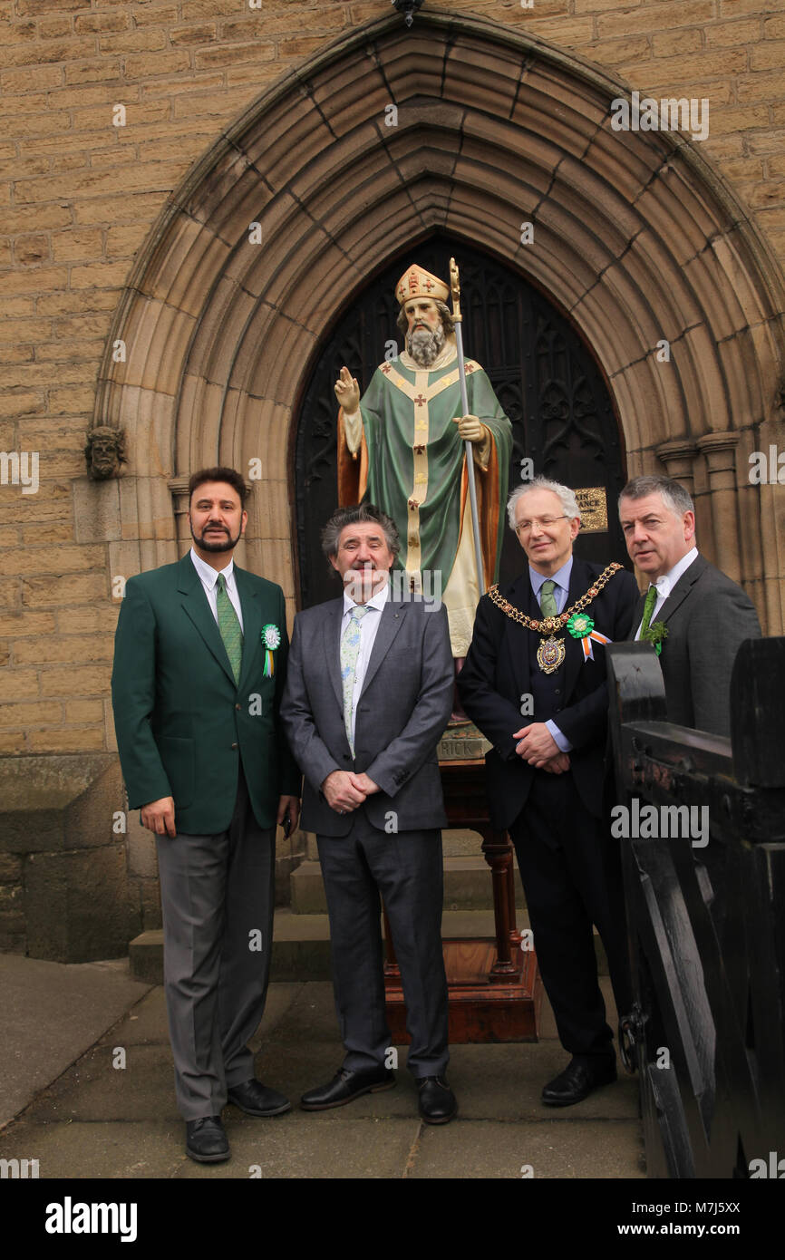 Manchester, UK 11 March 2018. Manchester Irish Festival March 2018. The ...