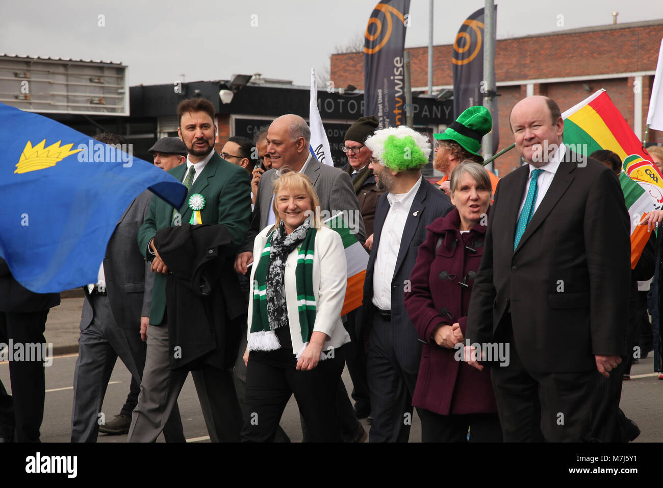 Manchester, UK 11 March 2018. Manchester Irish Festival March 2018. The ...