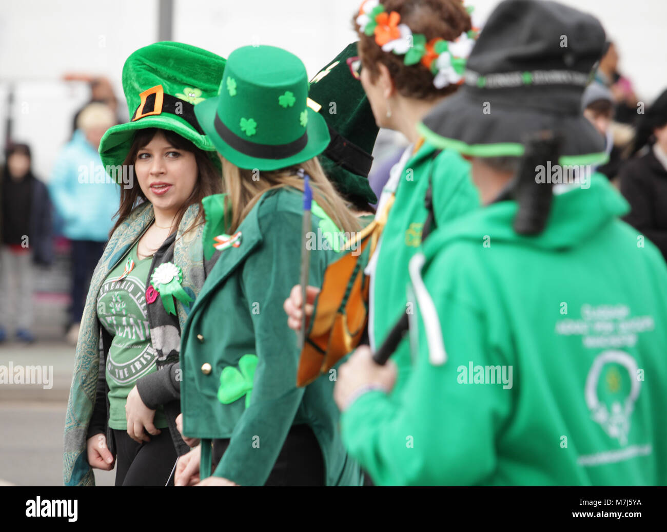 Manchester, UK 11 March 2018. Manchester Irish Festival March 2018. The ...