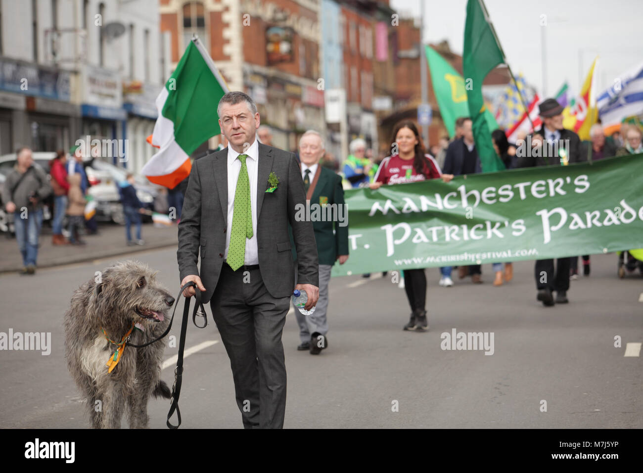 Manchester, UK 11 March 2018. Manchester Irish Festival March 2018. The ...