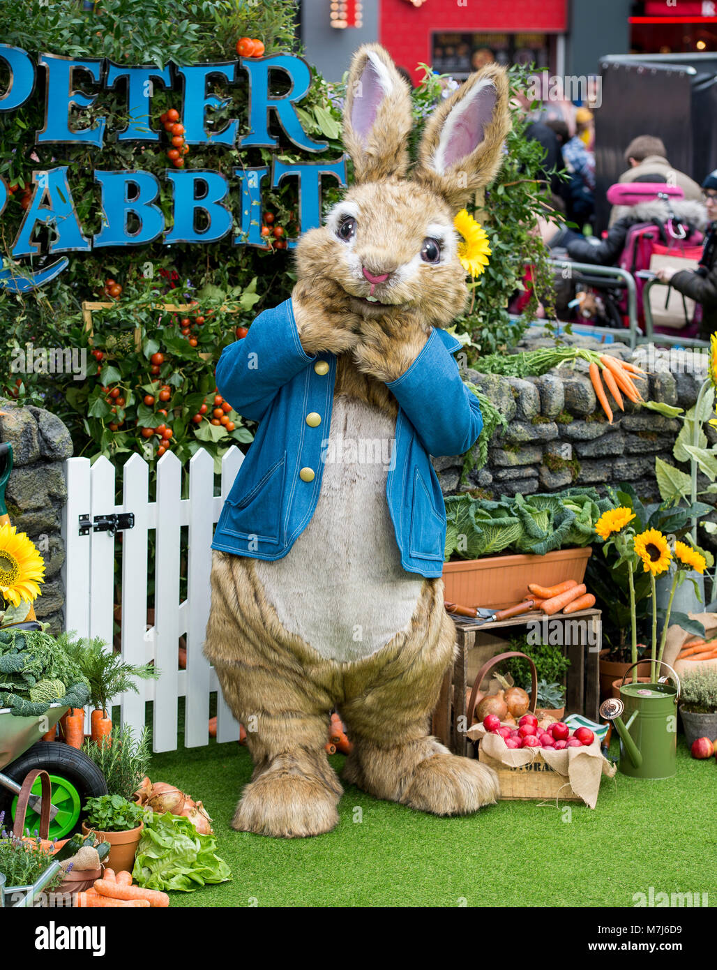 London, UK. 11th March, 2018. Peter Rabbit attends the UK Gala Premiere ...