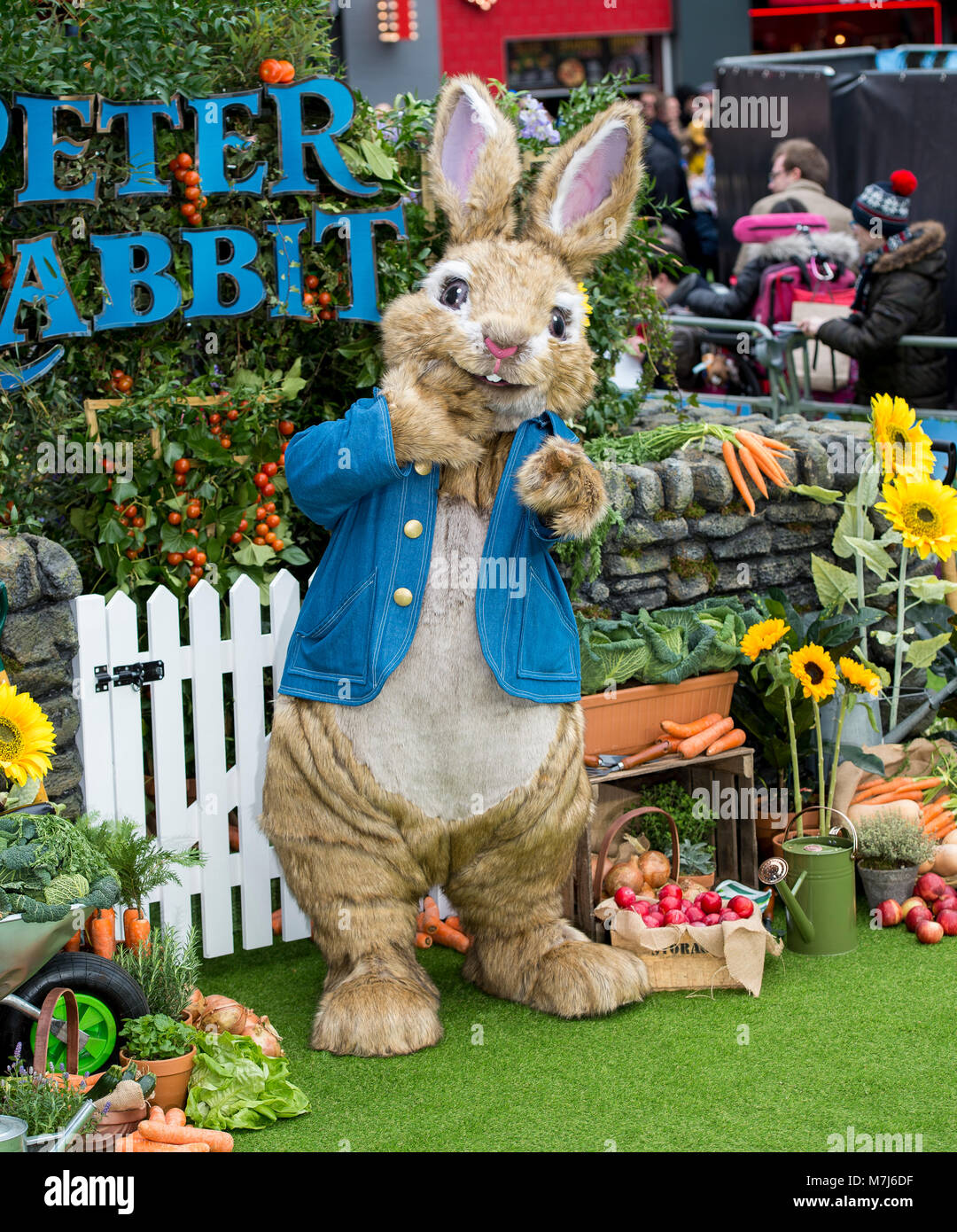 London, UK. 11th March, 2018. Peter Rabbit attends the UK Gala Premiere ...