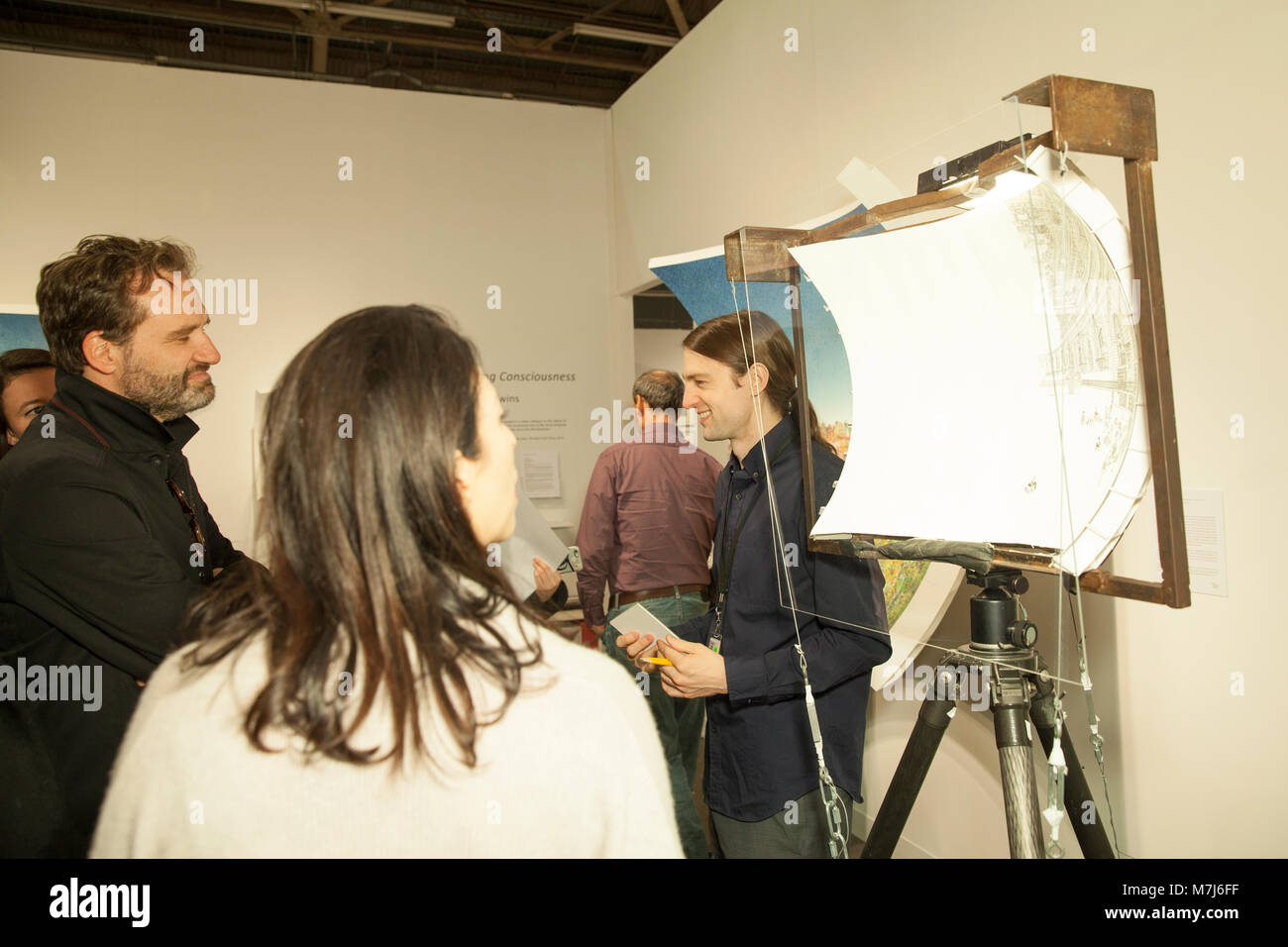 New York, USA. 10th March, 2018. Artist Ryan Oakes presents Capturing ...