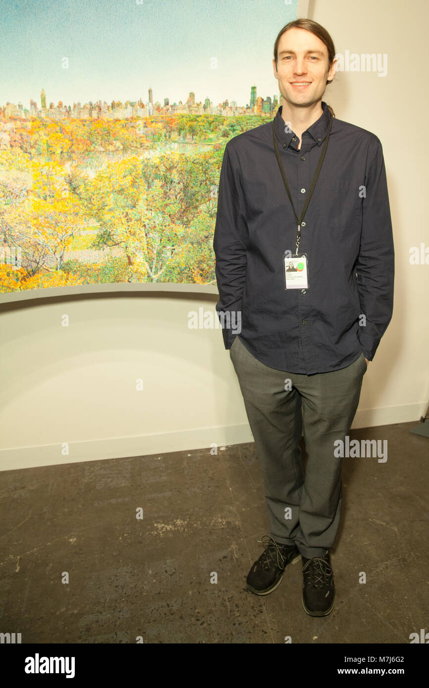 New York, USA. 10th March, 2018. Artist Ryan Oakes presents Capturing ...