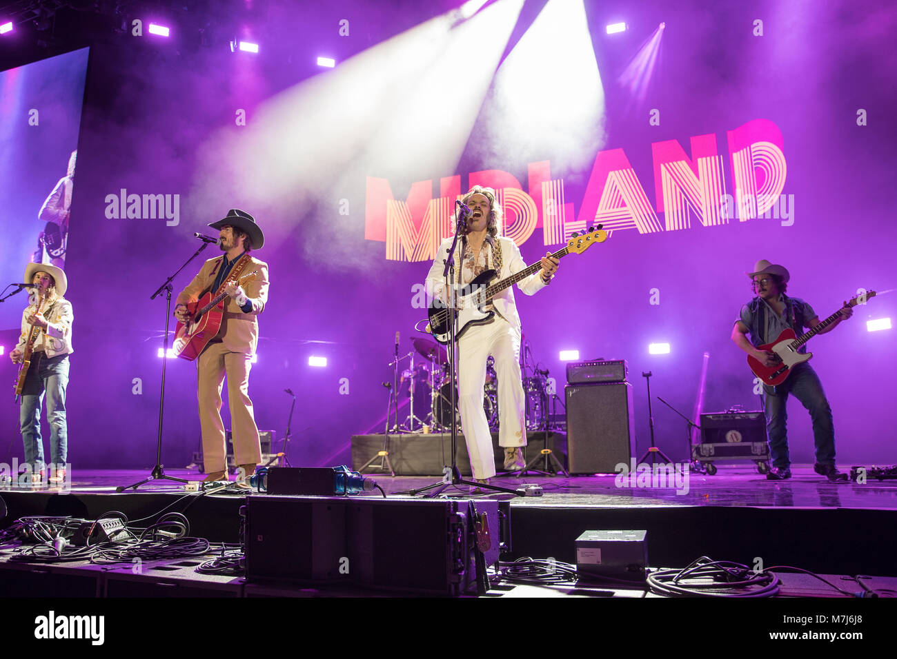 London, England. 11th March 2018, Mark Wystrach, Cameron Duddy, and ...