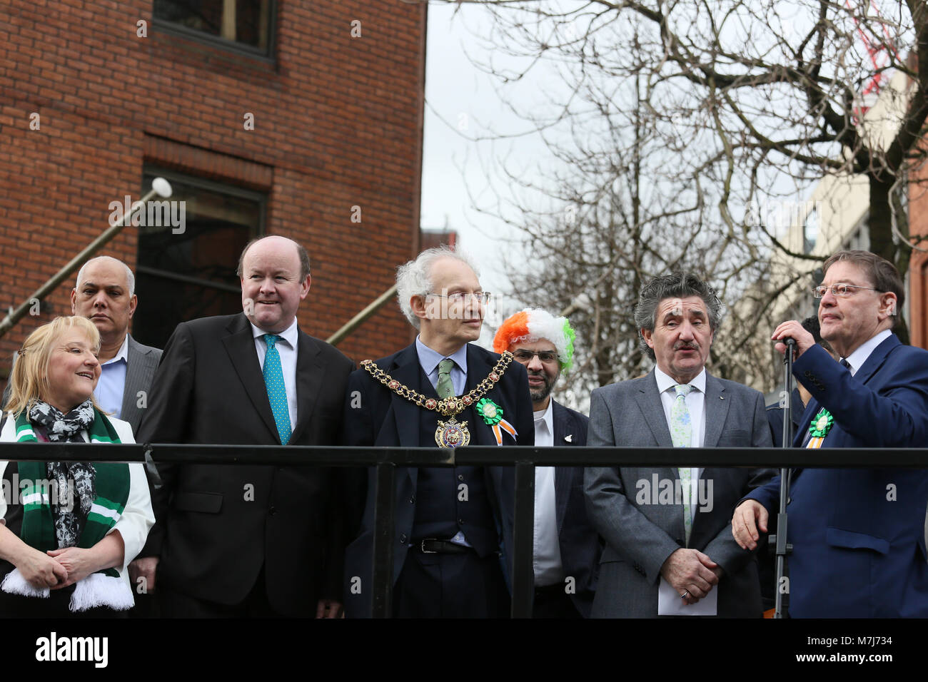 Manchester, UK. 11th March, 2018. Irish Politician John Halligan on ...